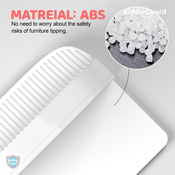 Pack of 2 Baby Safety Lock Anti Tip Wall Holder - BHMart