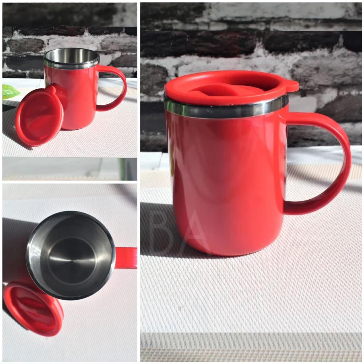 1 piece 400 ml hot & cold coffee vacuum mug with box - BHMart