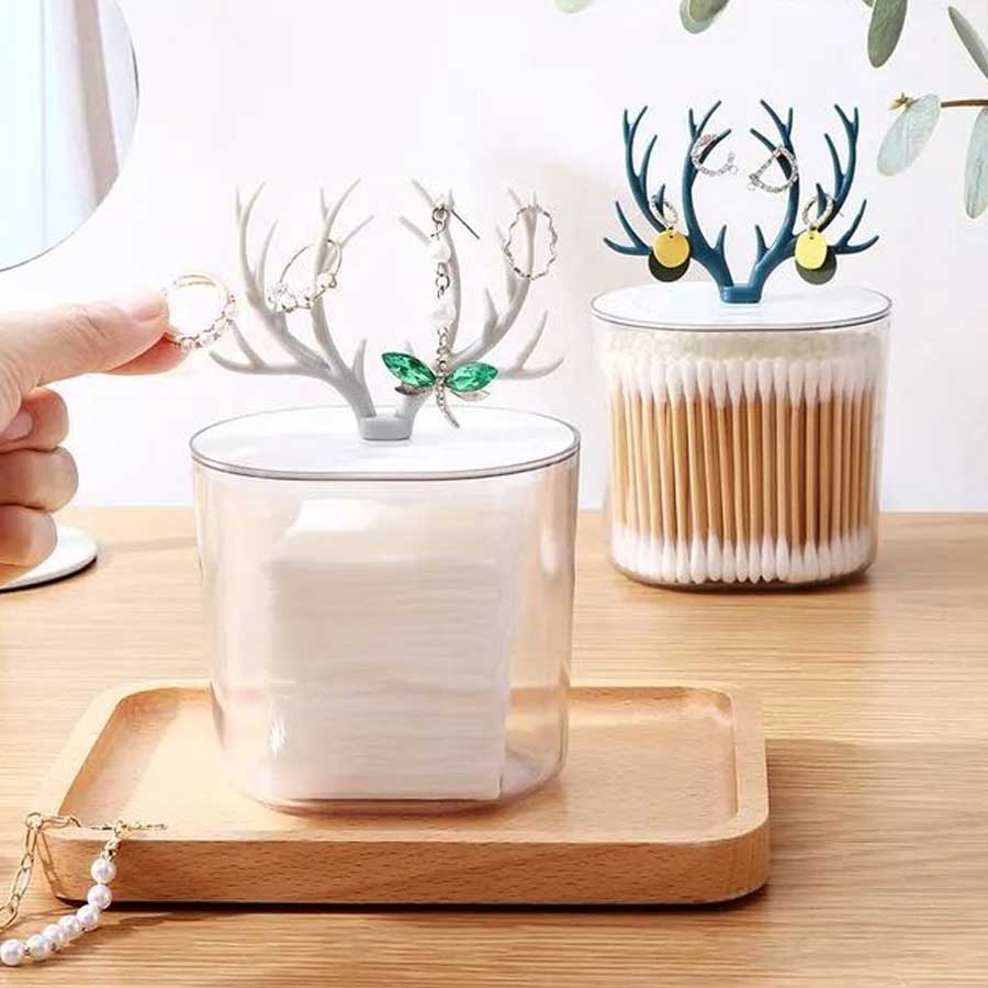 Stylish Cotton Buds Storage Box - BHMart